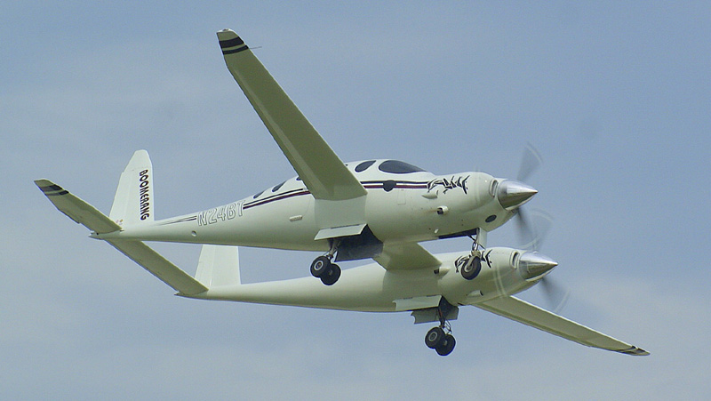 Rutan Boomerang, az aszimmetrikus repülőgép - Repülni Jó