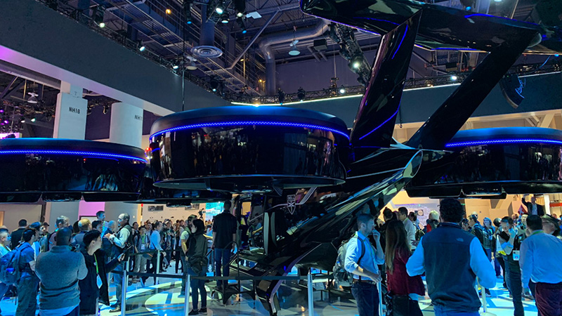 Bell Nexus, egy bumfordi VTOL hibrid légi taxi bemutatója a CES-en ...